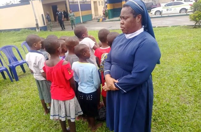 Police arrest child trafficking ‘Rev Sister’ with 15 children ...