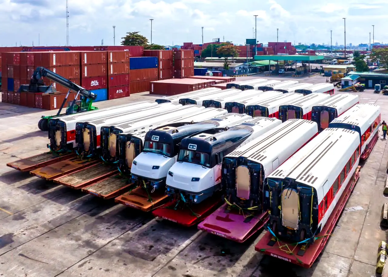 Lagos Red Line Rail System on course, takes delivery of trains ...